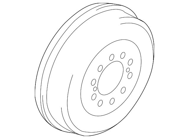 Genuine Official Toyota Brake Drum (Rear) part# 42431-04061 for 2005 ...