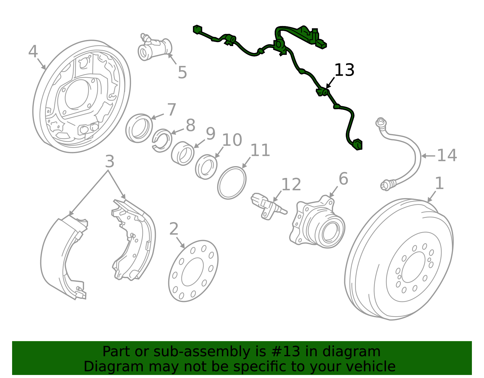 2018-2023 Toyota Tacoma - Wire, Skid Control Sensor 89516-04170 ...