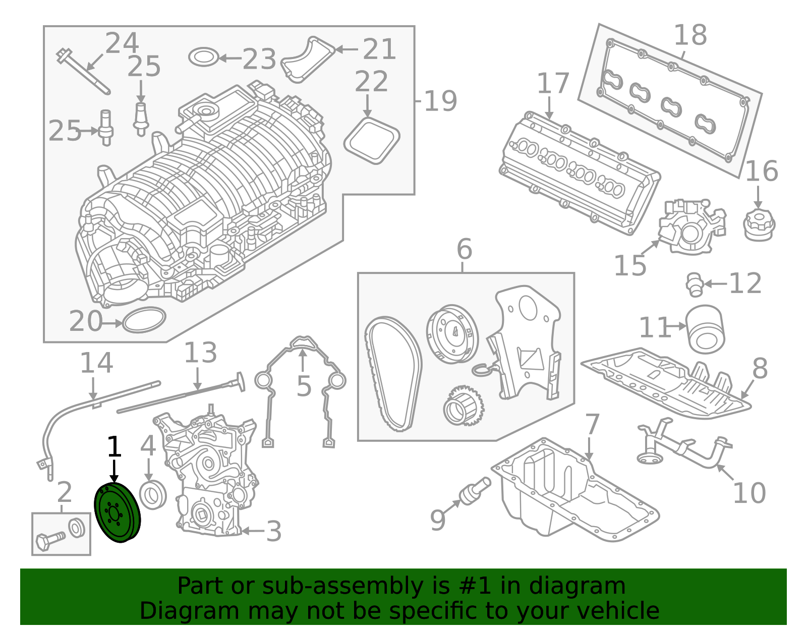 2011-2025 Mopar Vibration Damper 05038473AA | Mopar Parts Canada