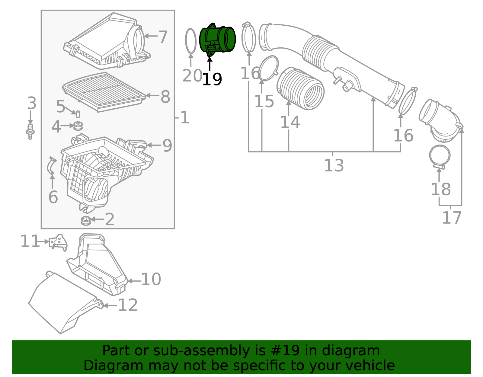 28164-2M400 - Mass Air Flow Sensor 2021-2025 Kia | Kia.Parts Store