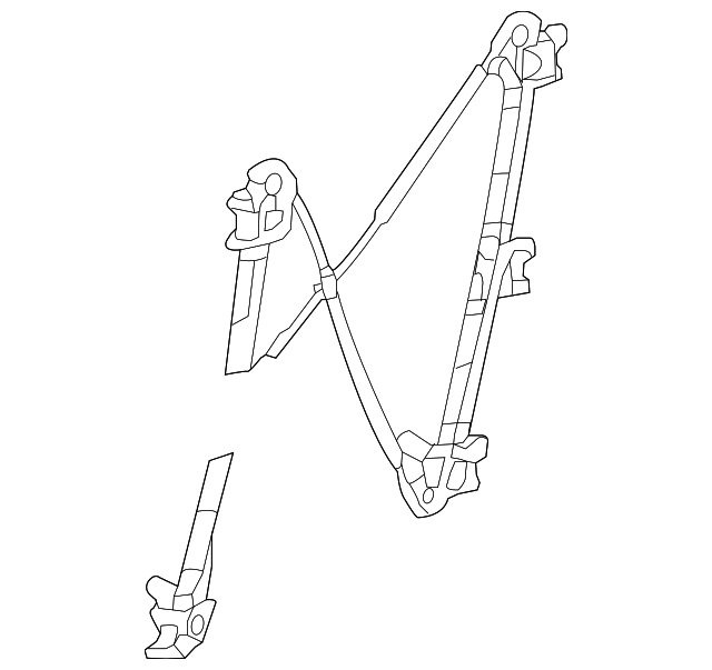 Genuine OEM Window Regulator Part# LR153952 Fits 2014-2022 Land Rover ...