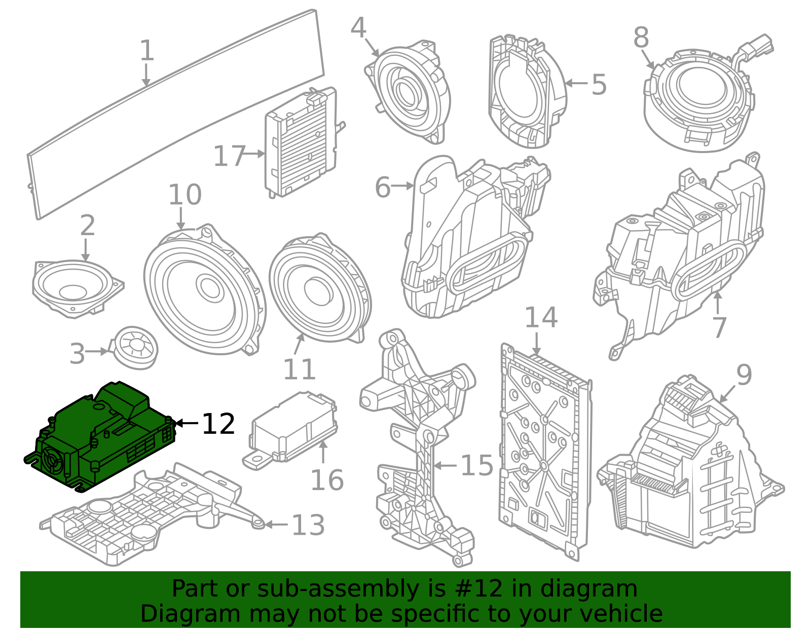 Genuine BMW 65-12-5-B44-D35 | Radio Control Unit | FREE Shipping on ...