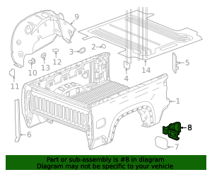 84749793 - Fuel Tank Filler Pipe Housing 2020-2025 Chevrolet | GM Parts ...