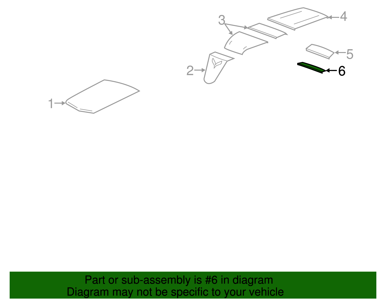 2017-2019 Chevrolet Corvette Arctic White Rear End Spoiler Decal ...