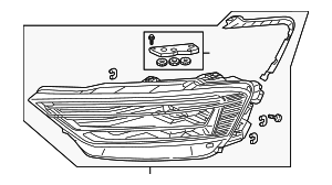 4N0-941-774-B - Headlamp Assembly 2019-2021 Audi | Audi OEM Parts