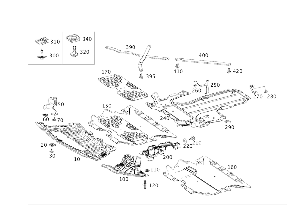 205-524-02-00 - Cover, Engine Comp Lower 2015-2026 Mercedes-Benz ...