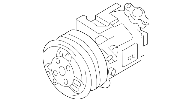 2007-2008 Subaru Forester Compressor 73111SA010 | Subaru Parts Guys