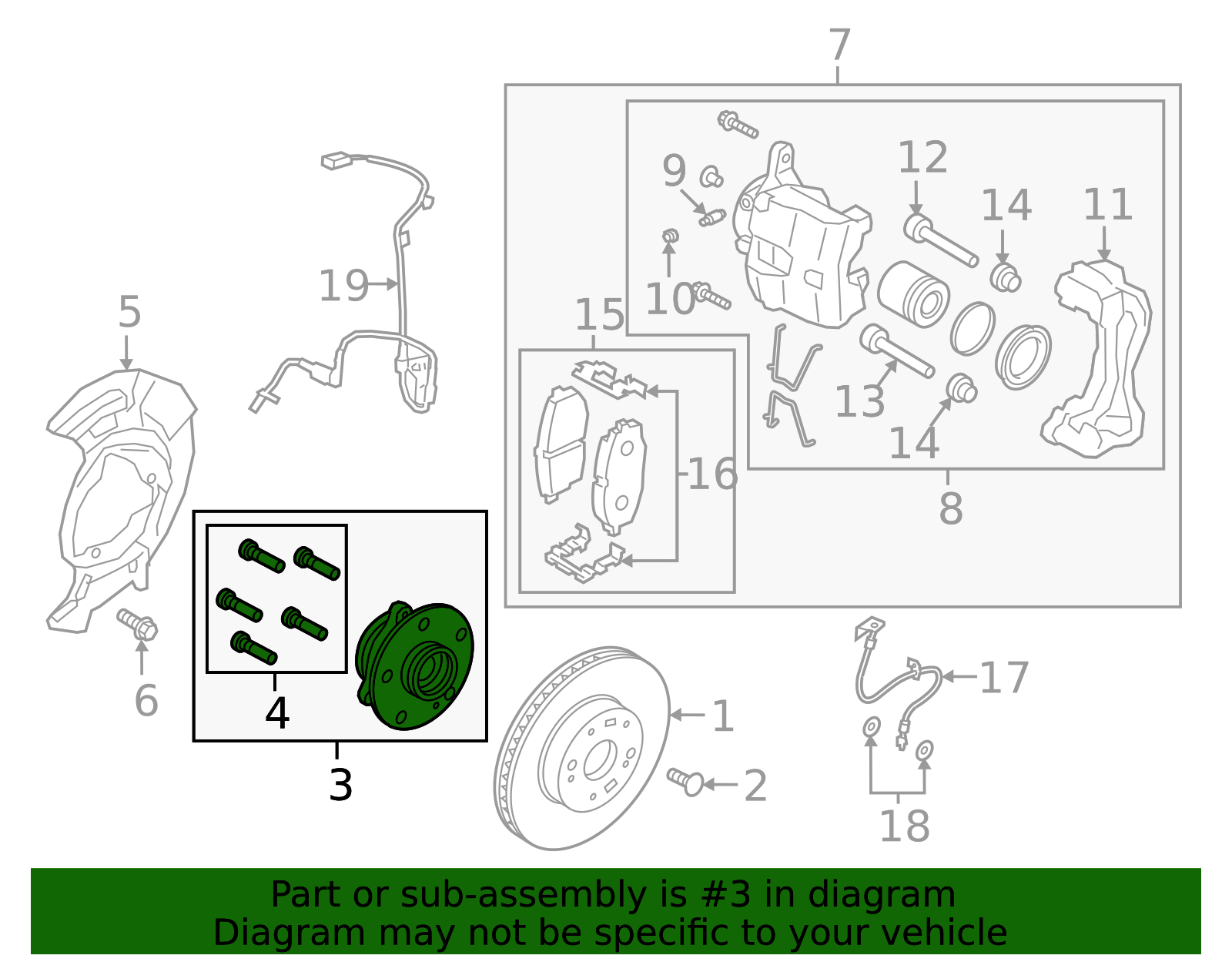 2019-2025 Kia Wheel Bearing And Hub Assembly 51730-M6000 | Kia ...