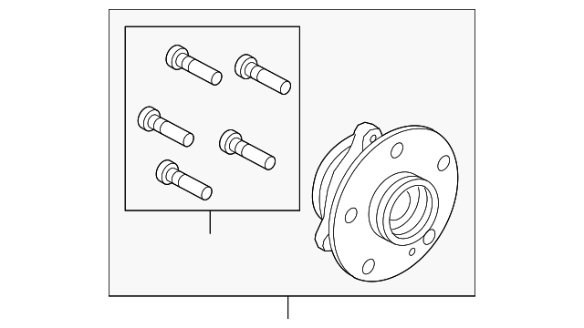 2019-2025 Kia Wheel Bearing And Hub Assembly 51730-M6000 | Kia ...