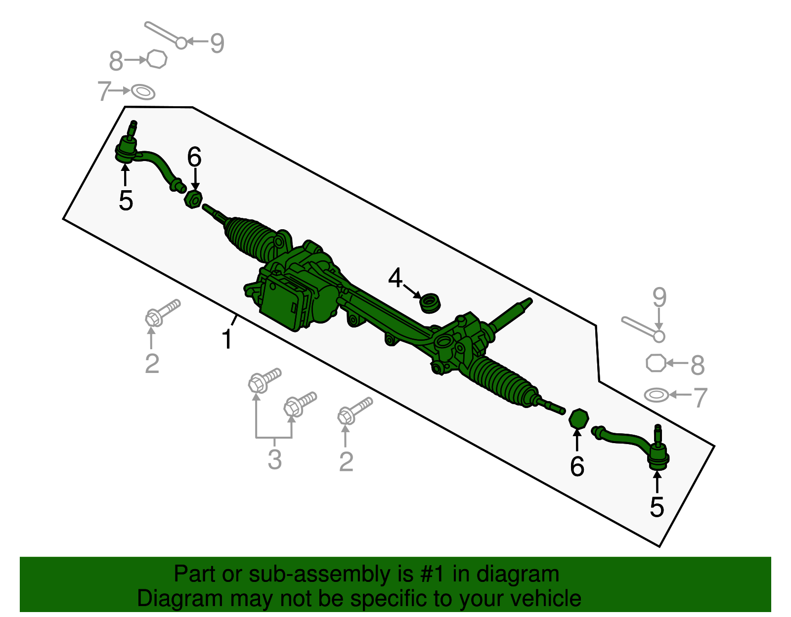 2017-2019 Genesis G90 Steering Gear 57700-D2000 | OEM Parts Online