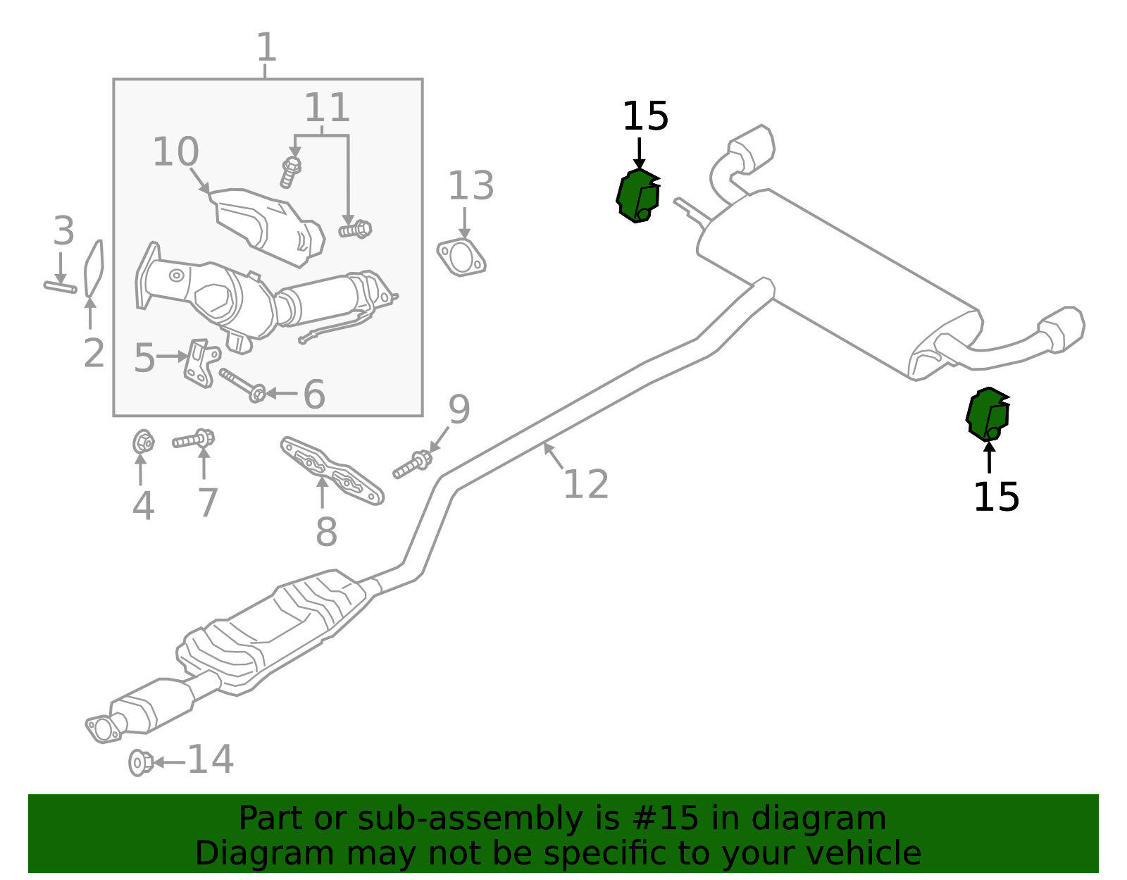 2015-2024 Ford Muffler & Pipe Insulator F2GZ-5A262-A | Awesome Parts Ford