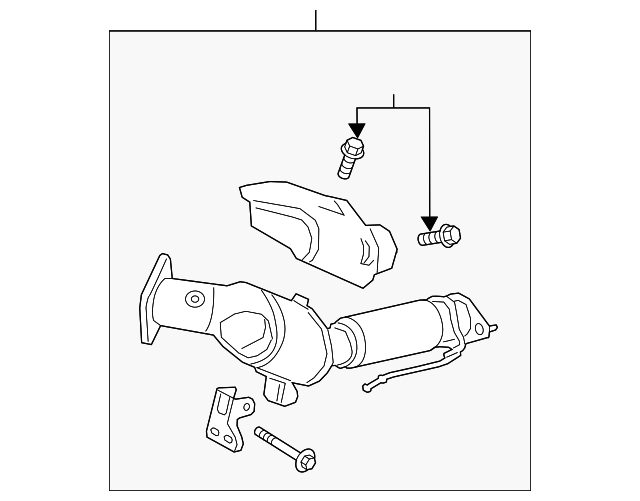 2019-2024 Ford Catalytic Converter L2GZ-5E212-A | OEM Parts Online