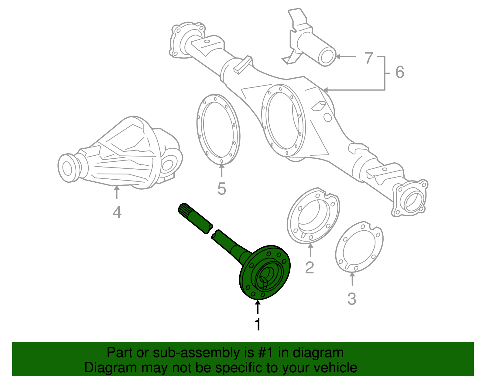 2005-2015 Toyota Tacoma Axle Shaft 42311-04071 | OEM Parts Online