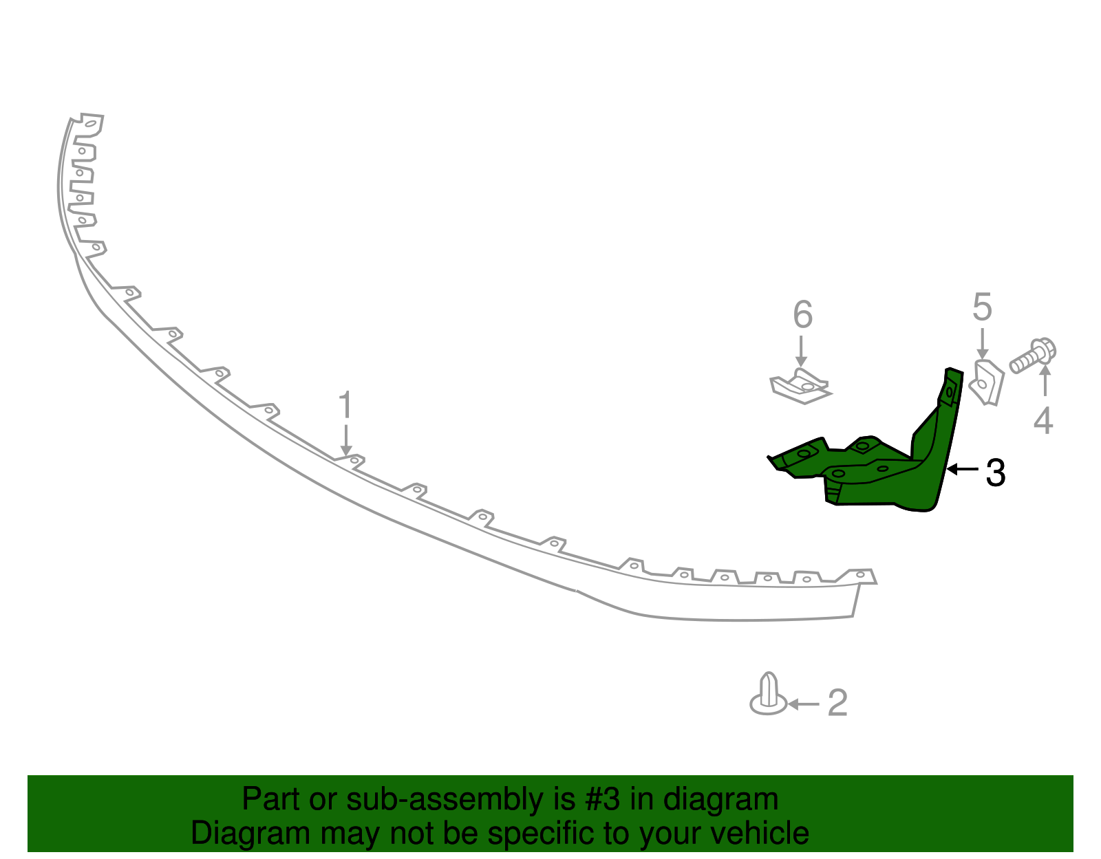 2014-2019 Nissan Versa Note Deflector 62026-3VY0A | Scott Evans Nissan ...