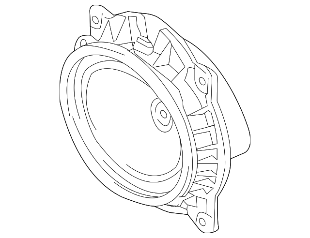 Genuine Toyota Speaker (Front) part# 86160-0C150 for 2007-2022 Toyota ...