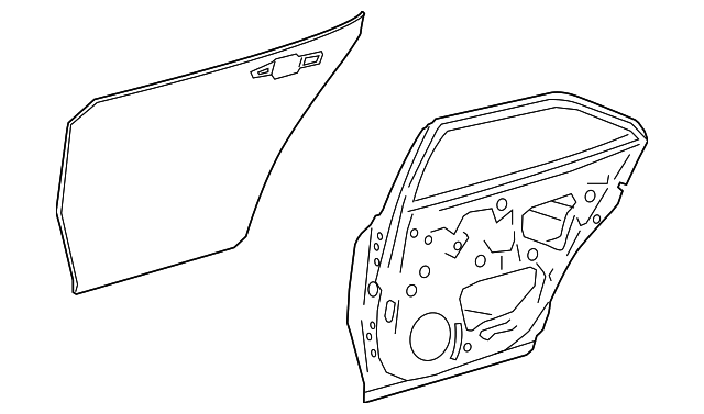 OEM 2018-2024 Toyota Camry Door Shell Part # 67004-06301 | Modern ...