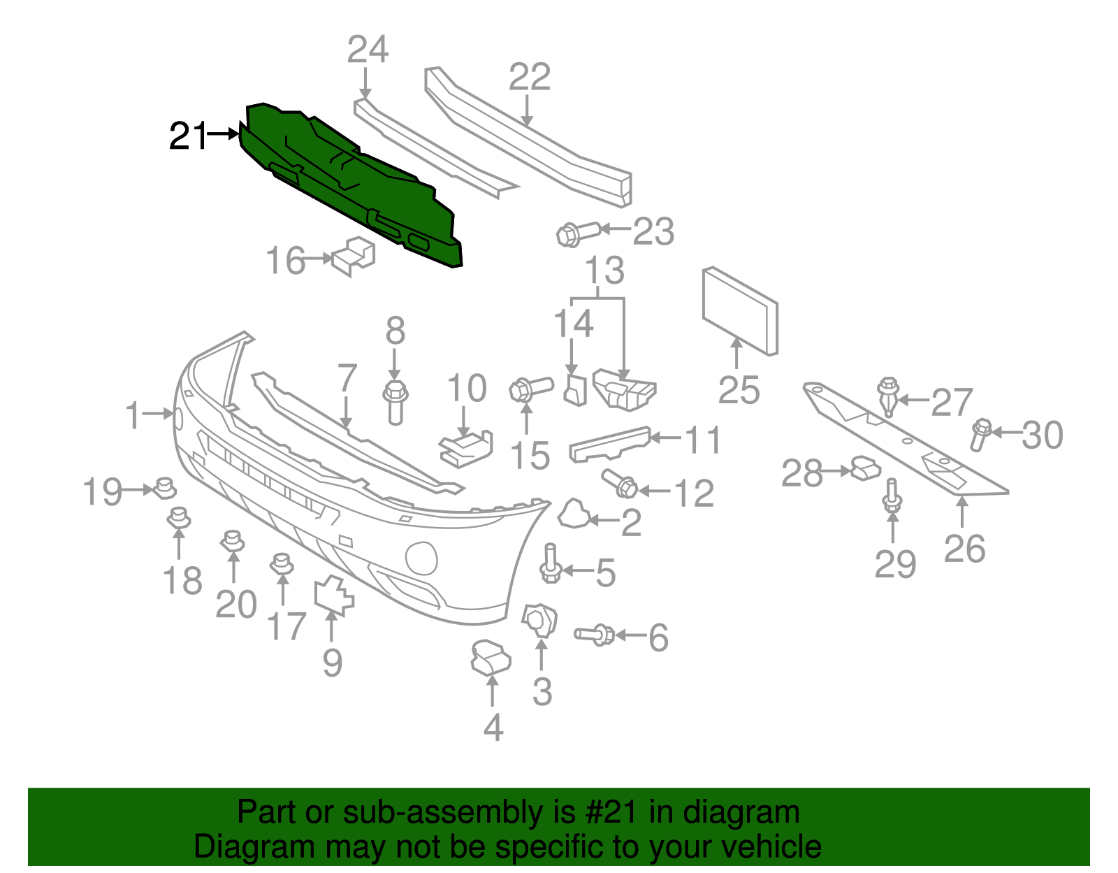 52611-48060 - Energy Absorber 2006-2008 Lexus RX400h | Lexus of Stevens ...