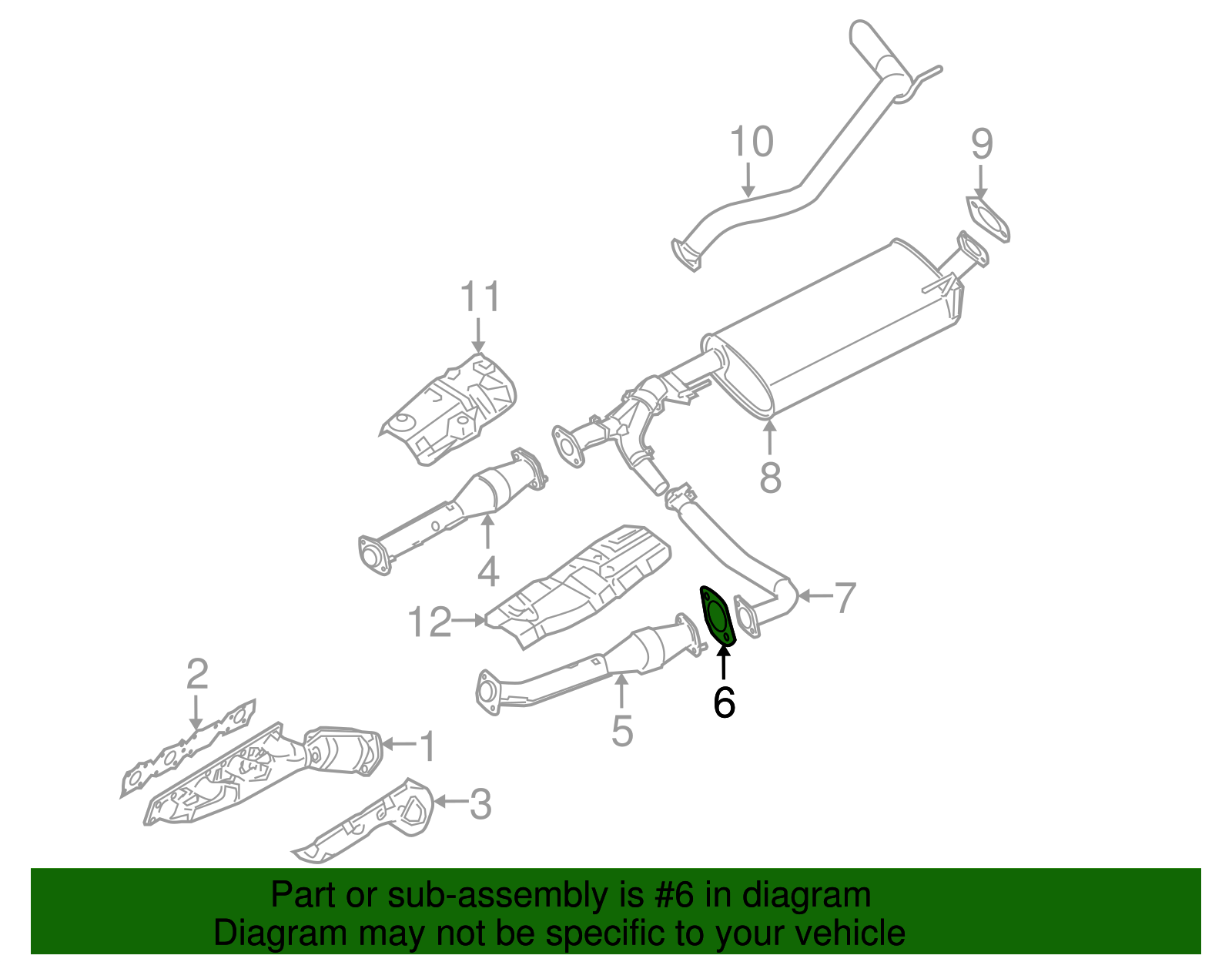 20692-65J00 - Gasket 1995-2015 Nissan | Nissan Parts & Accessories Online