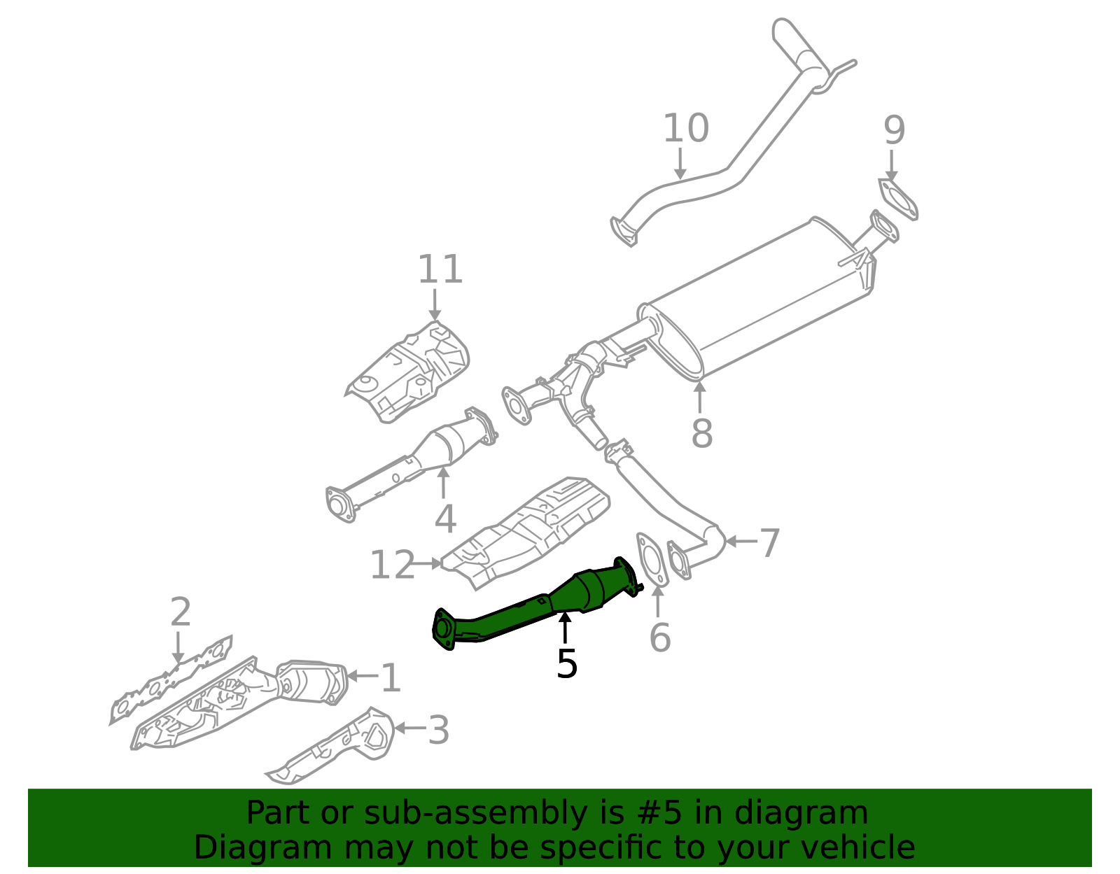 20020-ZC30A - Front Pipe 2006-2007 Nissan | Official Nissan Parts Store