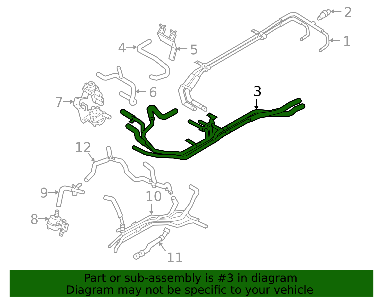 LX6Z-8B081-V - High-Quality HVAC Heater Hose Assembly for 2020-2025 ...