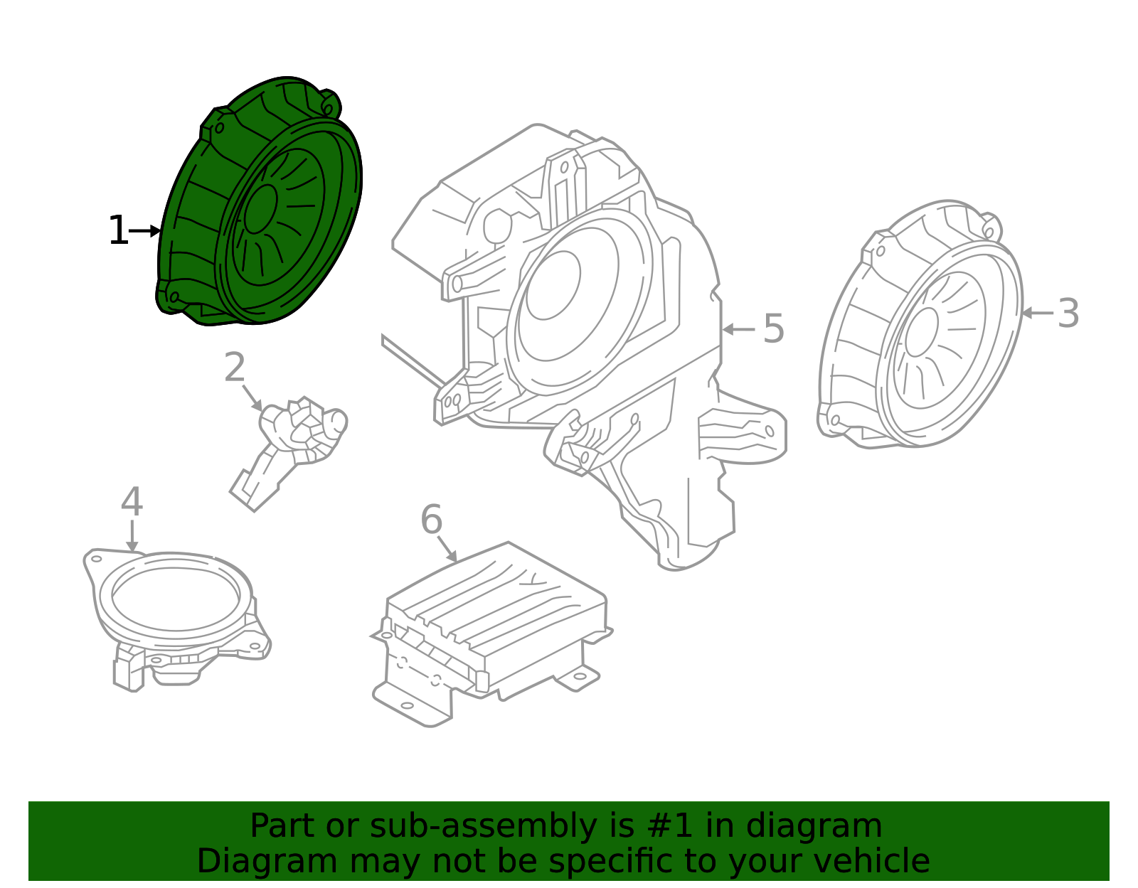 Genuine Speaker for 96330-D3000 | Hyundai OEM Parts Direct