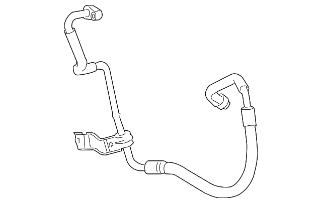 Genuine Toyota Discharge Hose part# 88703-0E100 for 2014-2017 Toyota ...