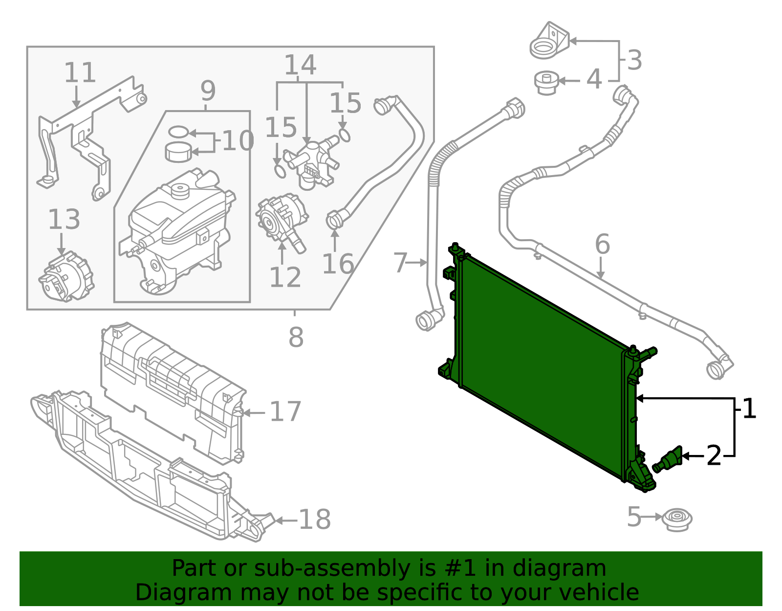2022-2025 Hyundai Radiator 253E0-GI200 | QuirkParts
