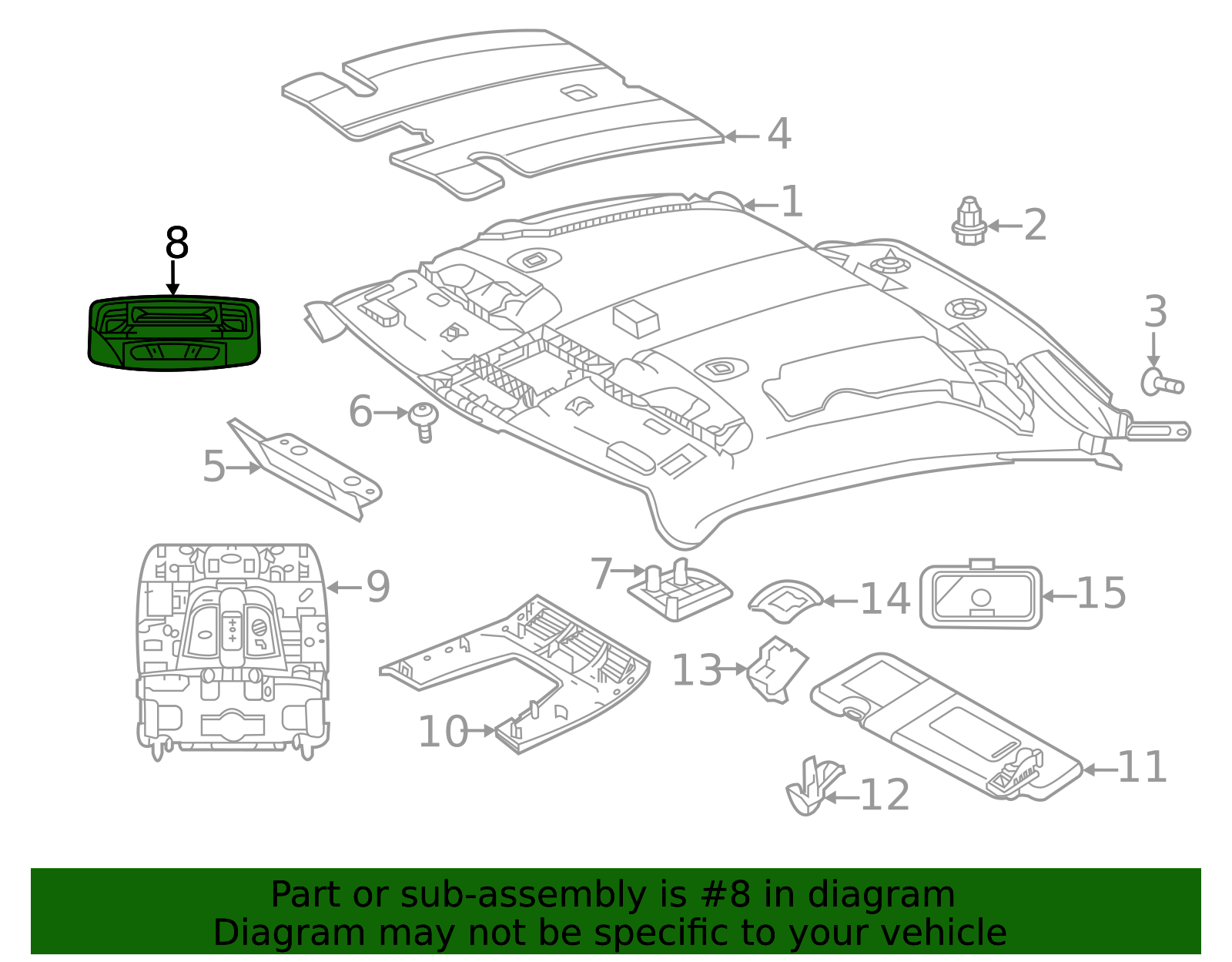 2020-2025 Toyota GR Supra Map Lamp Assembly 81260-WAA02 | MotorMotor
