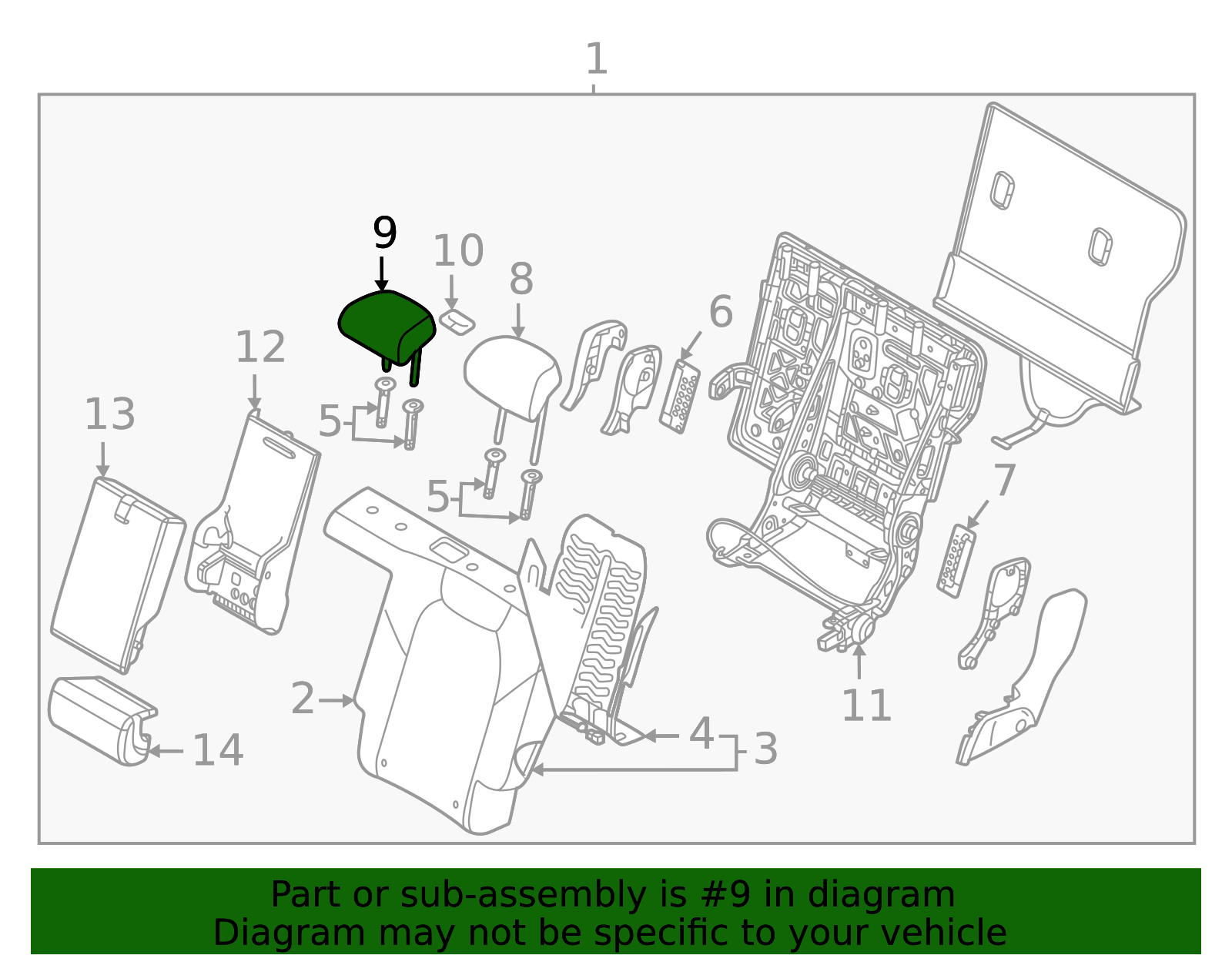 2022-2025 Genesis GV70 Headrest, Center 89705-AR020-JT7 | MotorMotor