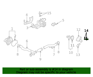 Engine Cooling Fan Temperature Switch 37760-P00-003 | Honda Factory Parts