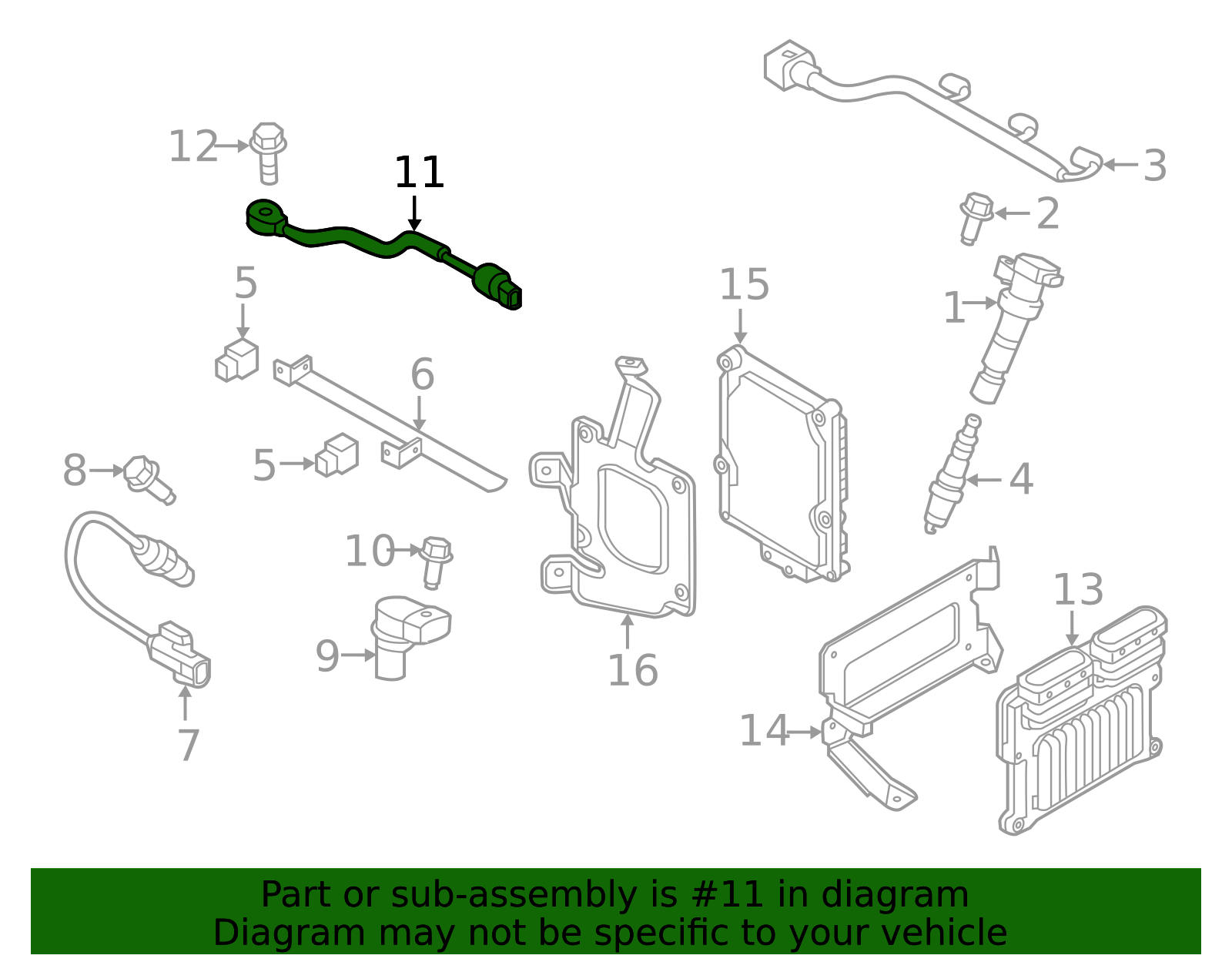 39320-3C200 - Knock Sensor - 2010-2019 Hyundai | Conicelli Hyundai