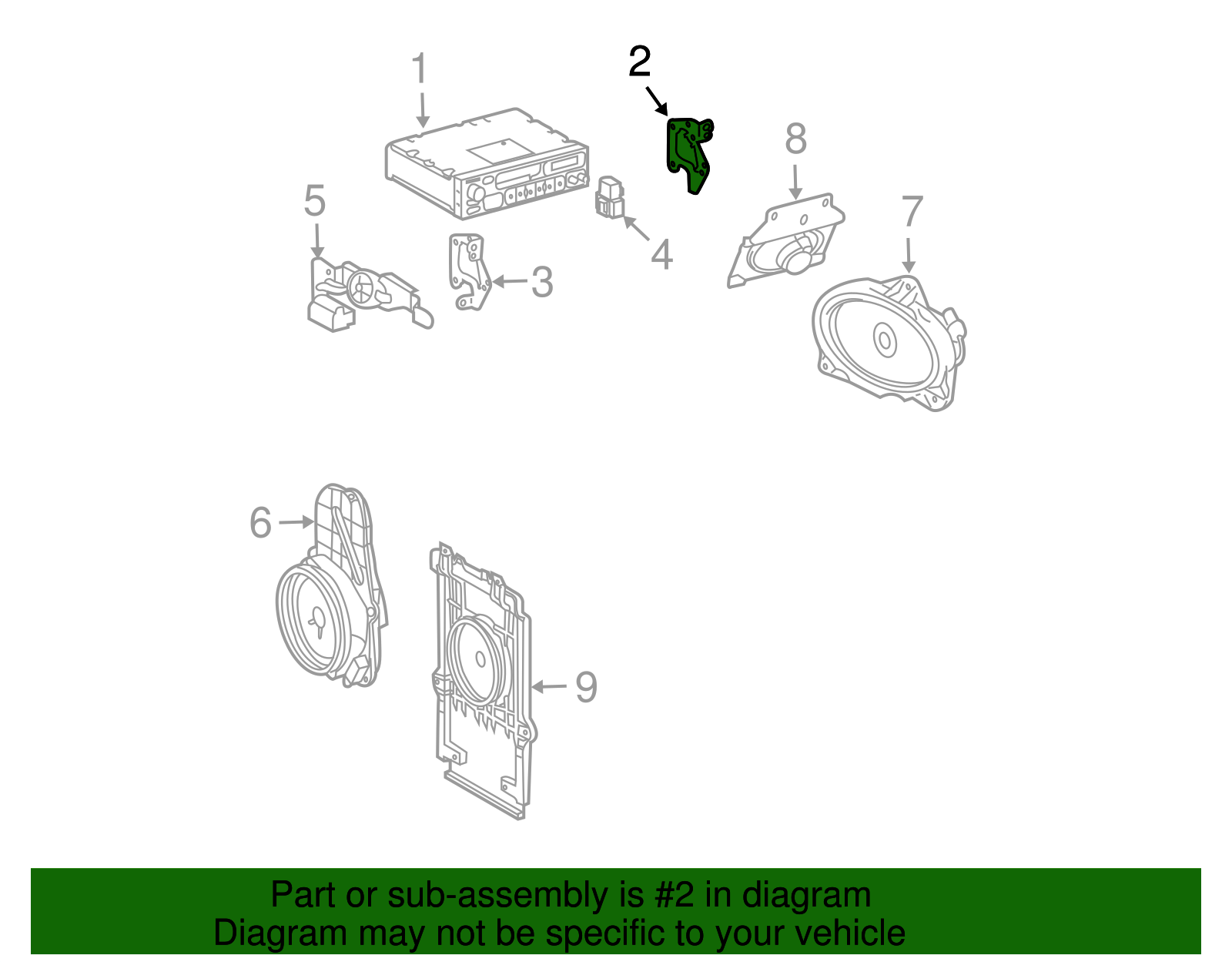 86211-89111 - Mount Bracket 1995-2004 Toyota | Longo Toyota Parts