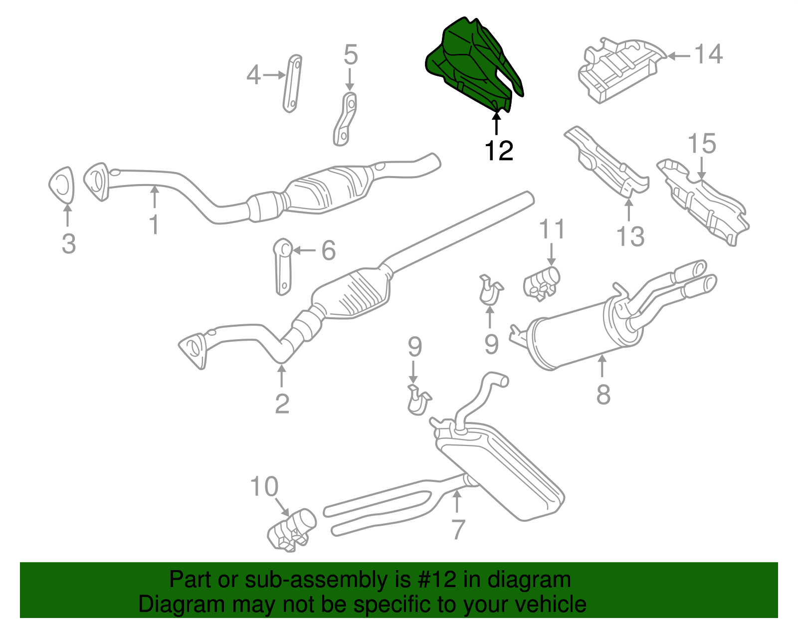 2001-2005 Volkswagen Passat Heat Shield 3B0-825-661 | OEM Parts Online