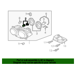 2003-2015 Jaguar Headlamp Bulb C2N1716 | JaguarParts.com