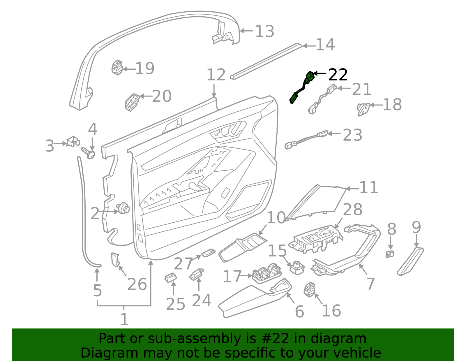 83A-947-356-G - Led Unit 2019-2020 Audi Q3 | Audi OEM Parts Guy