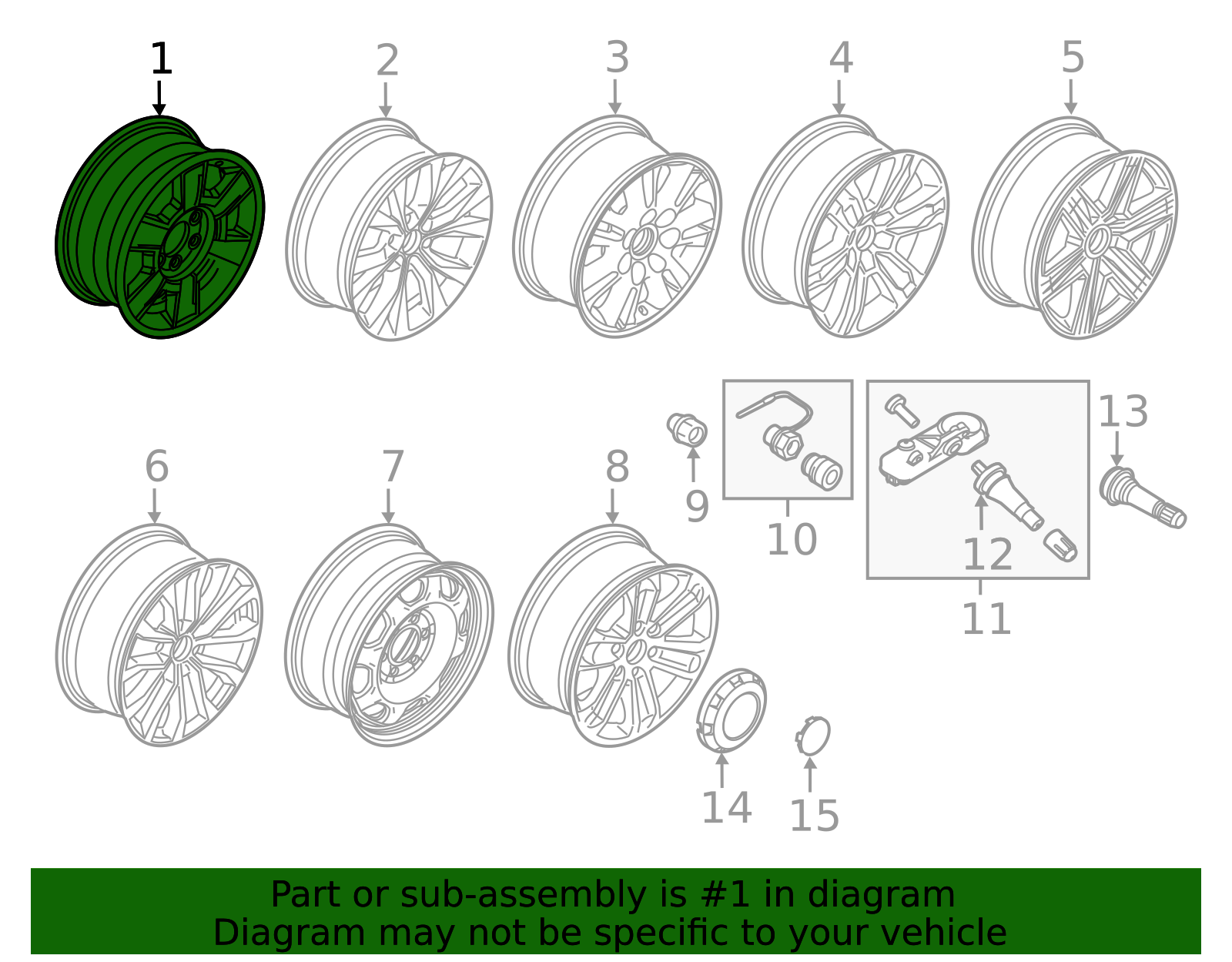 Wheel, Alloy FL3Z-1007-E | Awesome Parts Ford