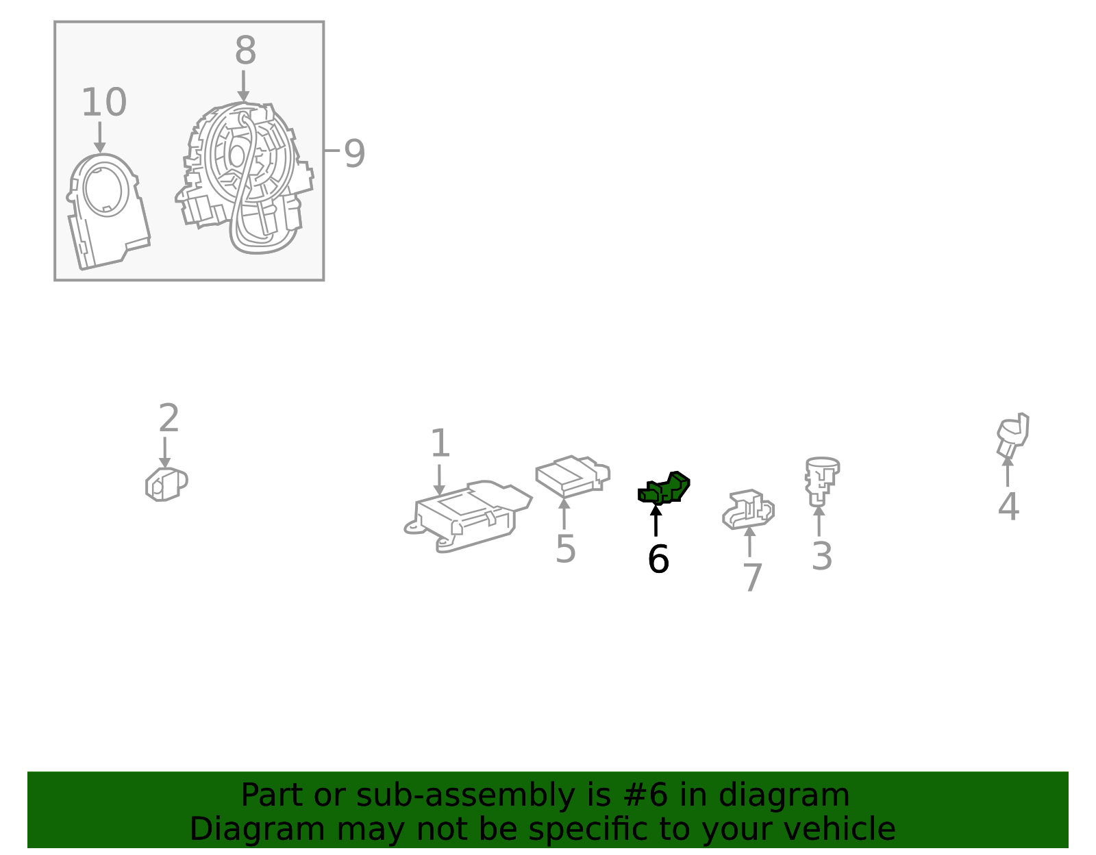 Position Sensor 89178-06040 | Lexus OEM Parts Online