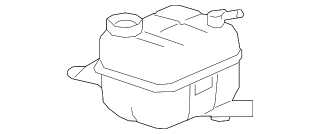 2016-2020 Cadillac CT6 Radiator Surge Tank 22885796 GM | GMPartsDirect.com