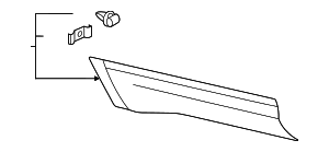 2018-2025 Volkswagen Lower Molding 3CN-854-949-G-GRU | VW Direct Auto Parts
