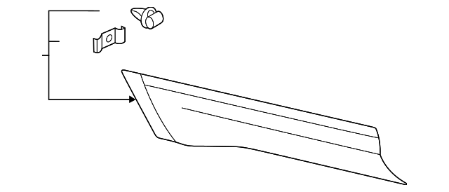 2018-2025 Volkswagen Lower Molding 3CN-854-949-G-GRU | VW Direct Auto Parts
