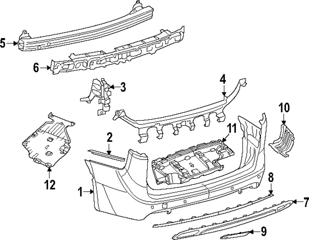 2017-2024 Chrysler Impact Bar 68227673AB | Mopar Parts Canada