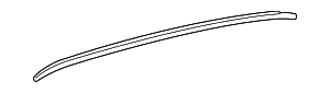 2007-2011 Toyota Camry Roof Drip Molding (Right) 75555-06030 | Parts ...