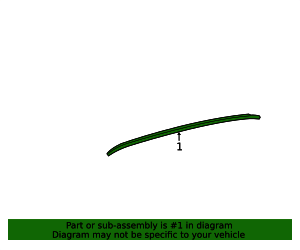 75555-06030 - 2007-2011 Toyota Camry - Roof Drip Molding (Right ...