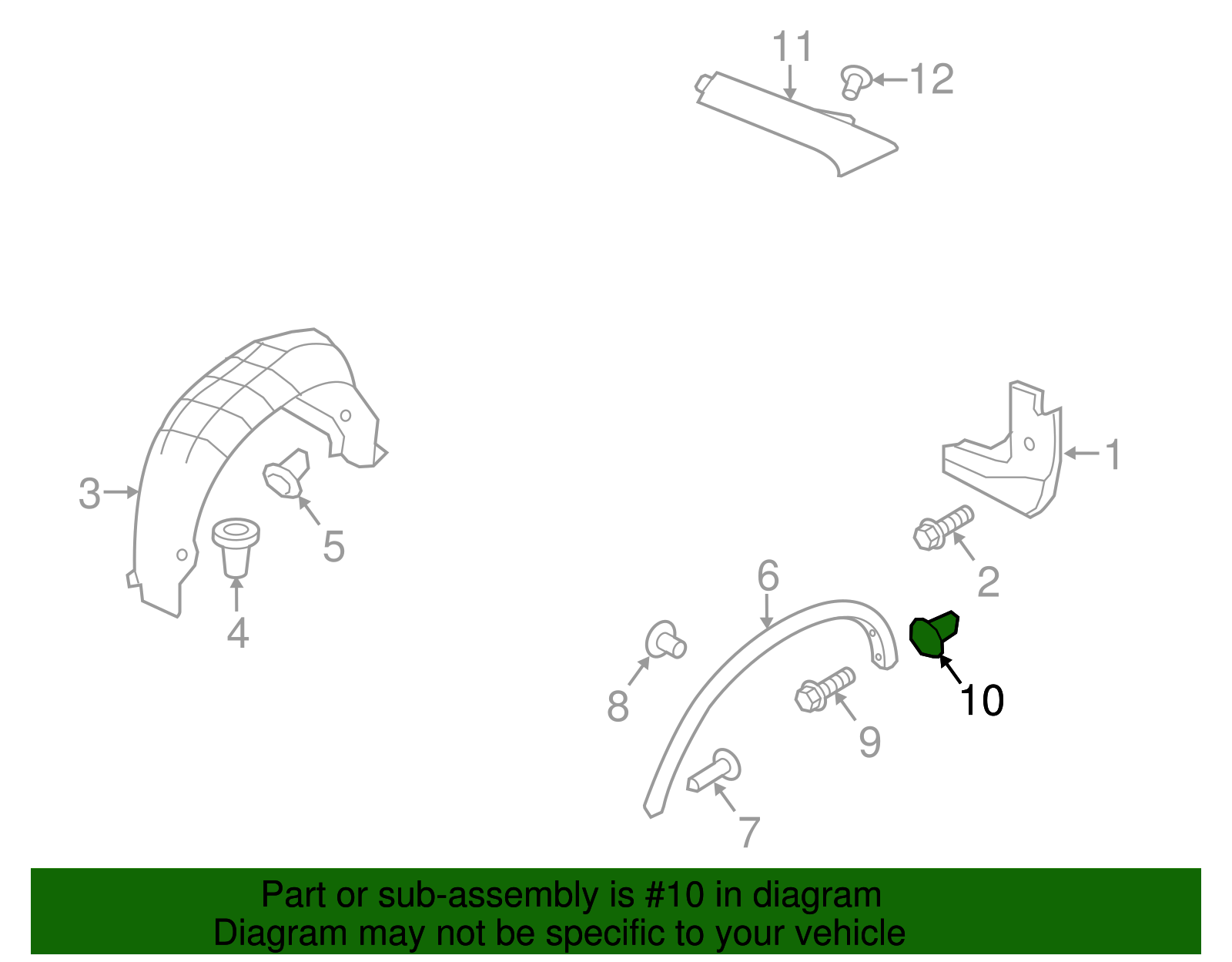 76881-5HA0A | Nissan Grommet - Genuine OEM | 768815HA0A | Nissan Parts USA