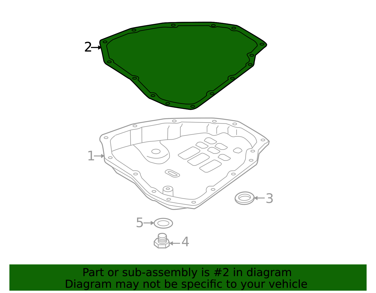 31397-3MX0A - Pan Gasket - 2012-2019 Nissan | Nissan OEM Parts Direct