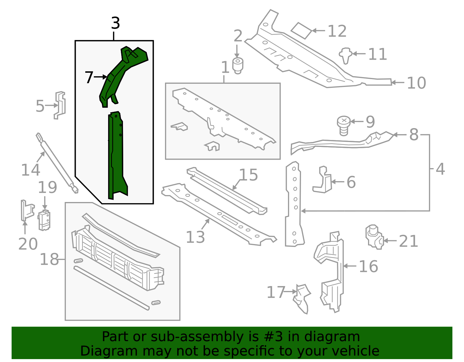 53202-07040 - High-Quality Radiator Support Side Panel for 2019-2022 ...