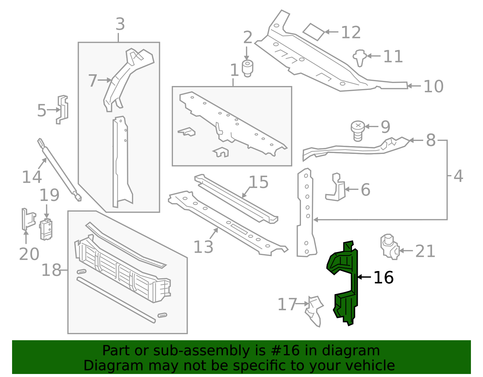 2022 Toyota Avalon Air Guide 16593-F0111 | Toyota Parts Center