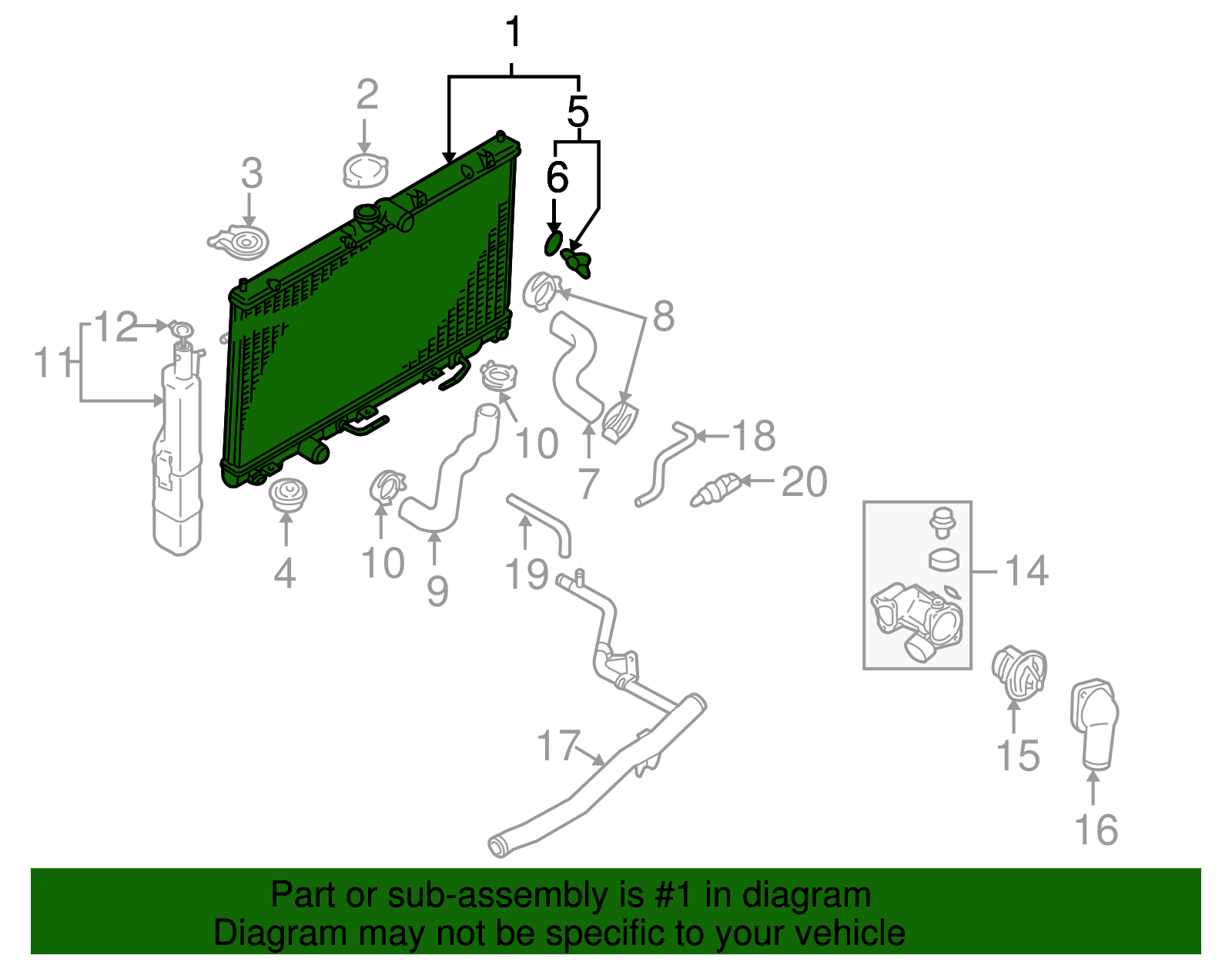 2002-2007 Mitsubishi Lancer Advantage Select™ Radiator,1.6L|2.0L ...