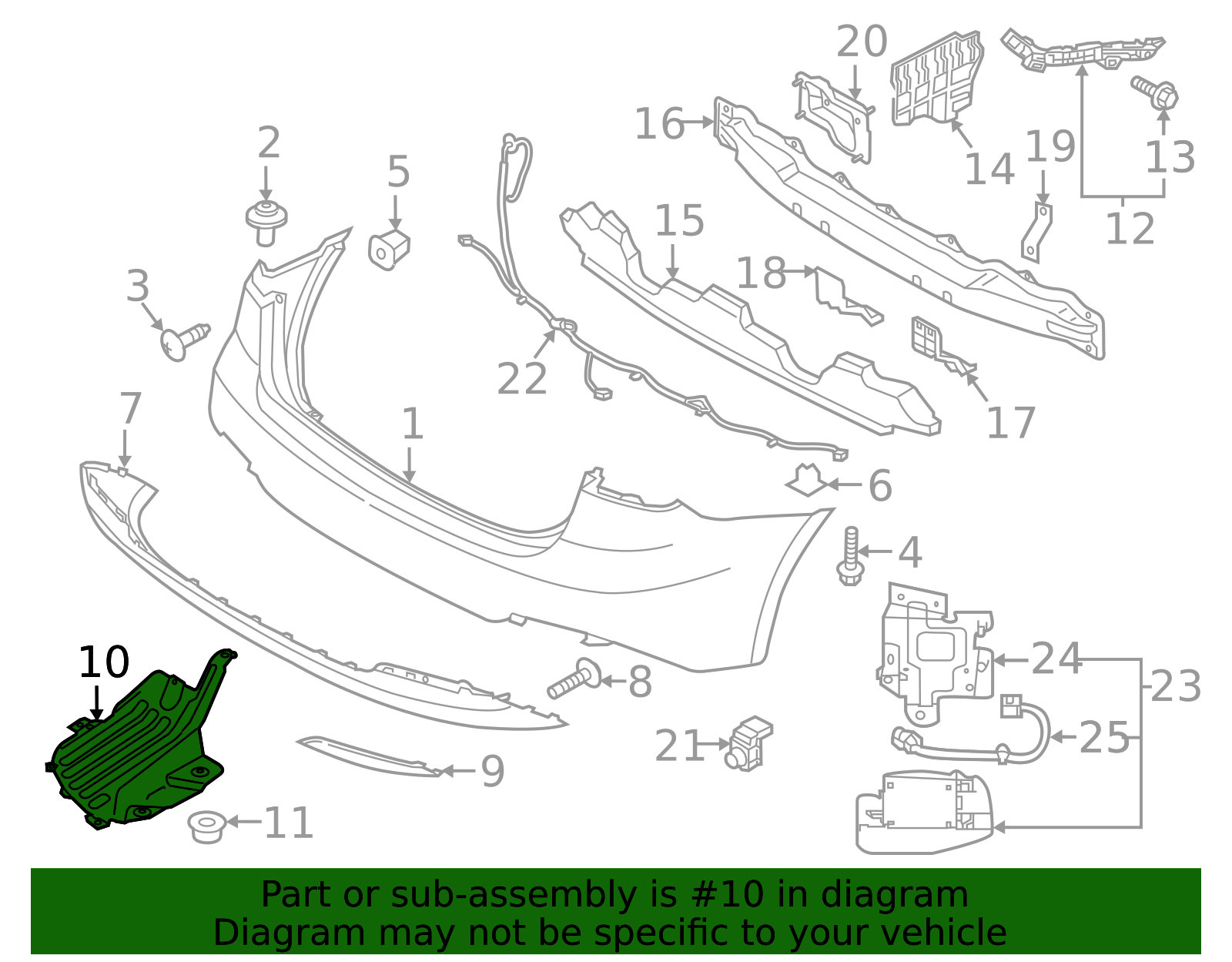 2014-2018 Kia Forte Under Cover 86690-A7000 | TascaParts.com
