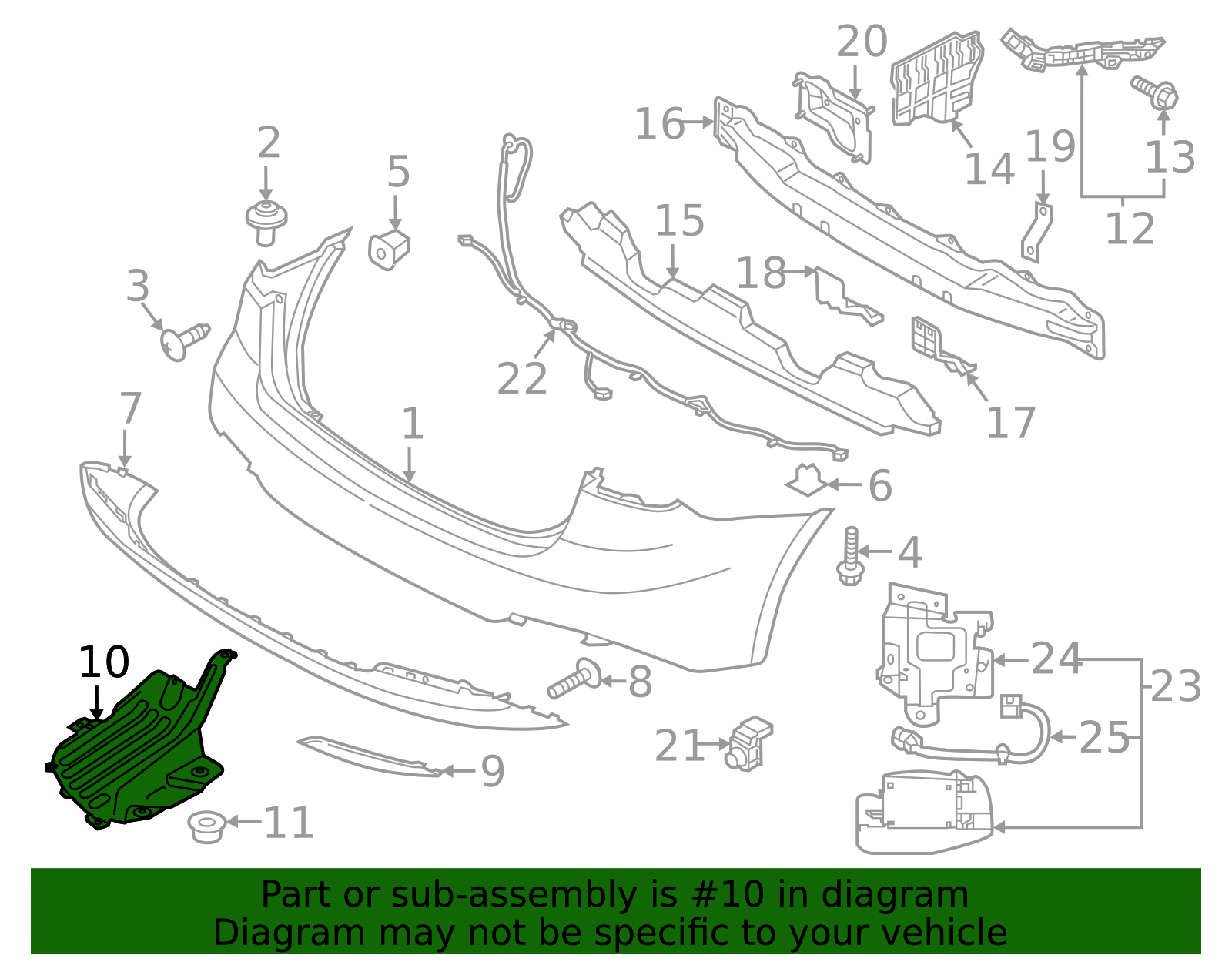 2014-2018 Kia Forte Under Cover 86690-A7000 | OEM Parts Online